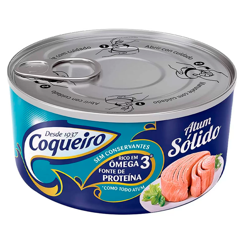 Atum Sólido Em Óleo Coqueiro Lata de 170g