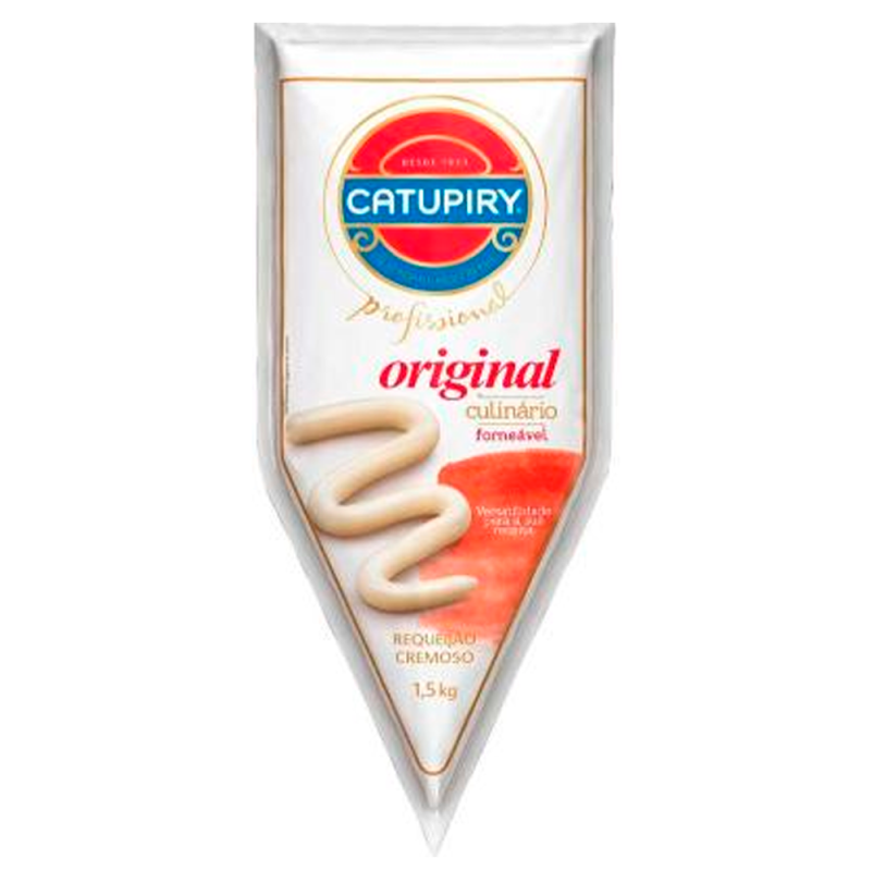 Requeijão sem Amido Catupiry Bisnaga de 1,535kg