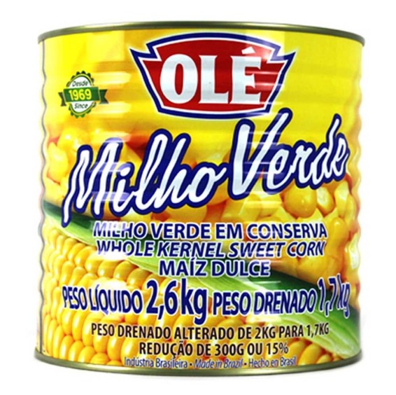 Milho Verde Olé Lata de 1,7kg