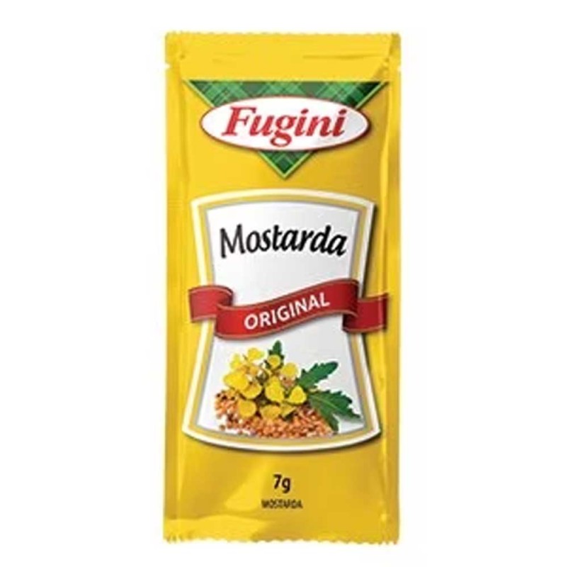 Mostarda Fugini Sachet Caixa com 144un/7g